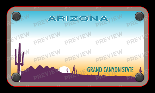 Arizona Hat 2018 | License Plate Custom Hat - CityLocs