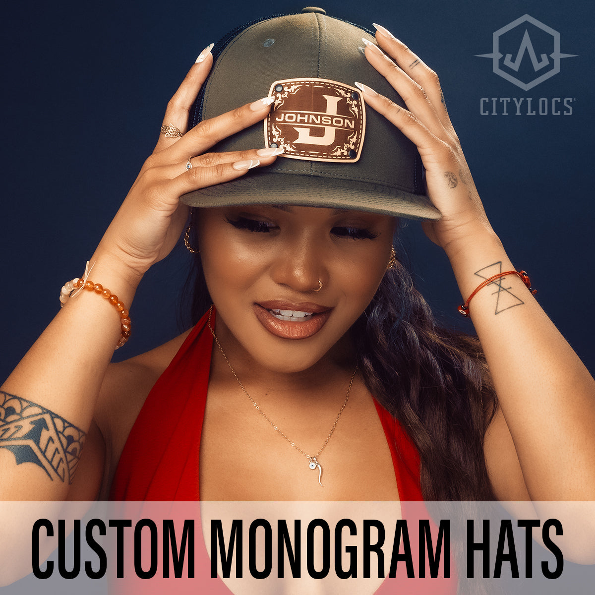 Monogram Custom Hats — CityLocs