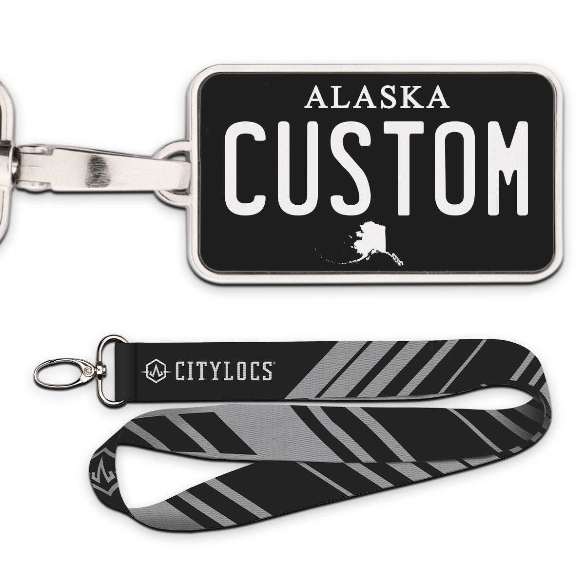 Alaska Blackout Plate Pendant — CityLocs