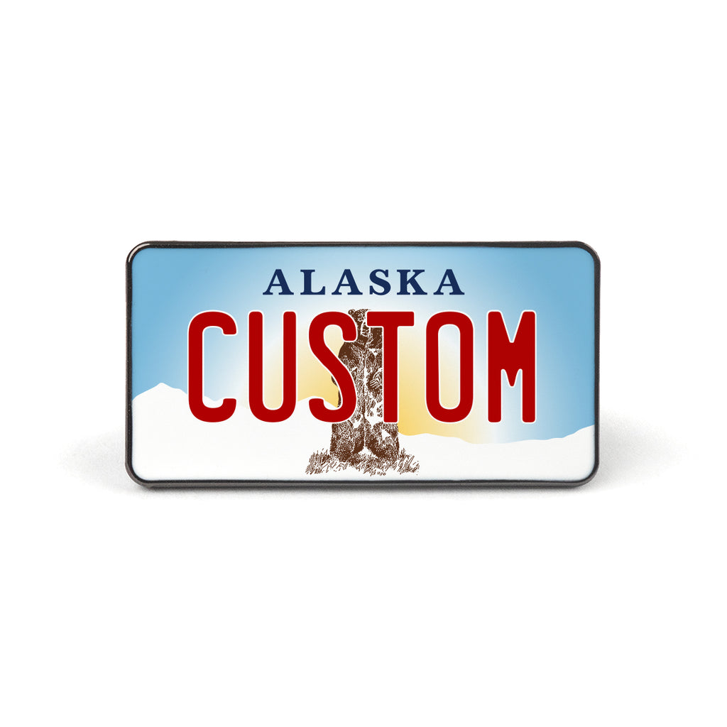 US License Plate Enamel Pins — CityLocs