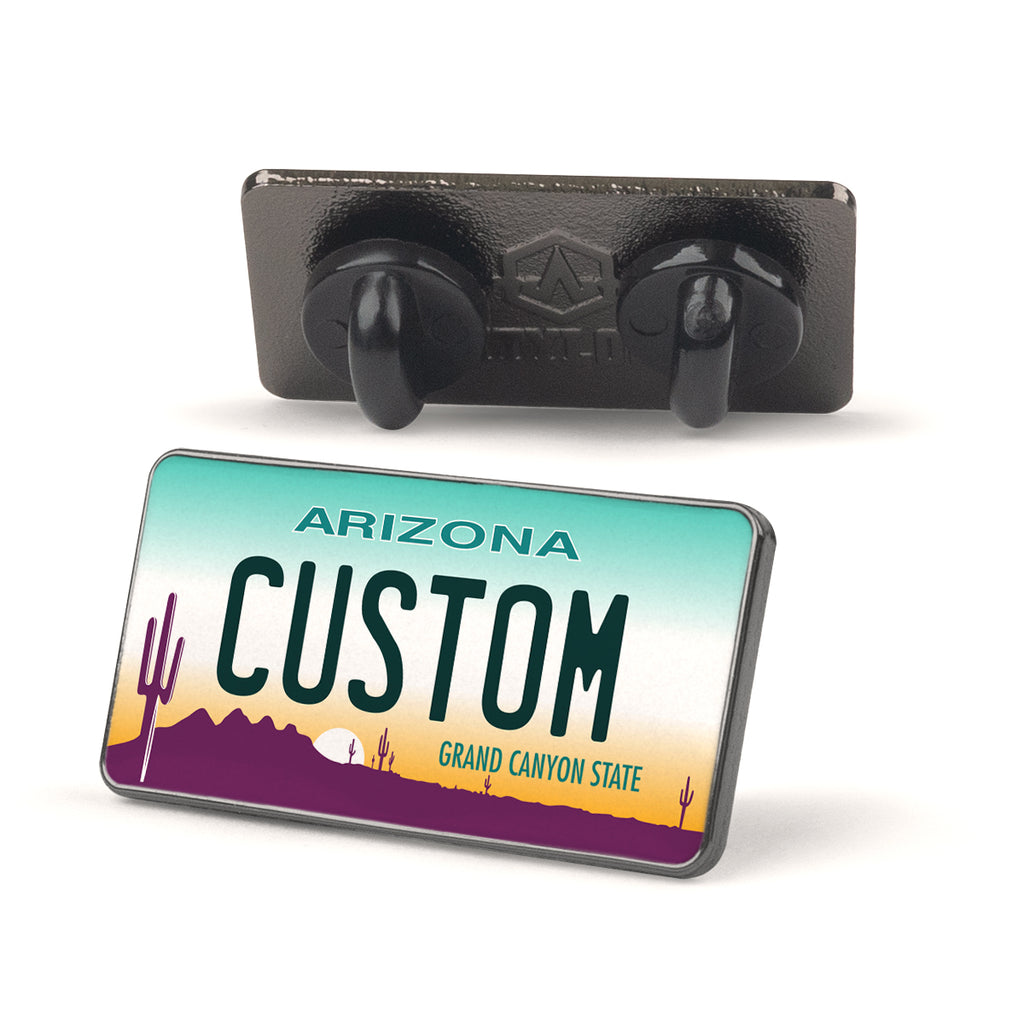 US License Plate Enamel Pins — CityLocs