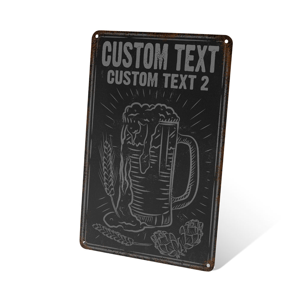 Custom Tin Sign - Personalize Your Space with Style — CityLocs