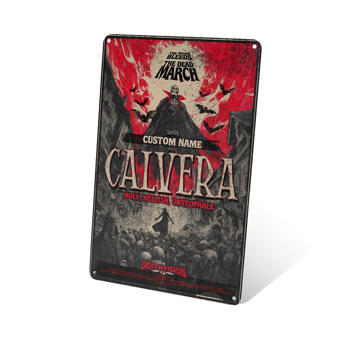 Custom Horror Movie Posters – Tin Sign Wall Art — CityLocs