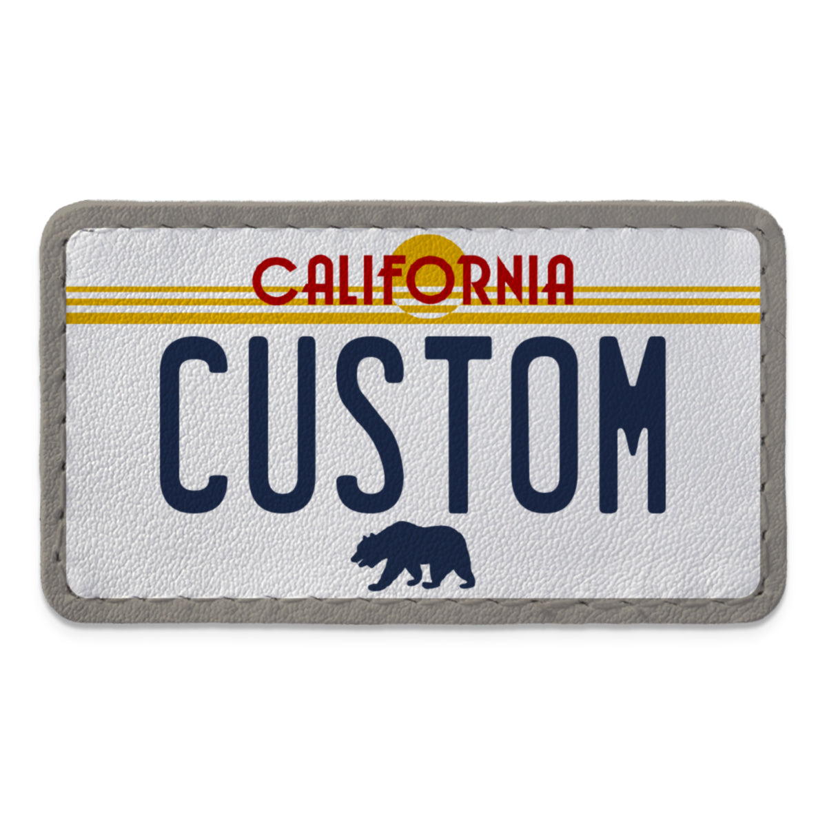 Swap Patch California Sunny License Plate — CityLocs