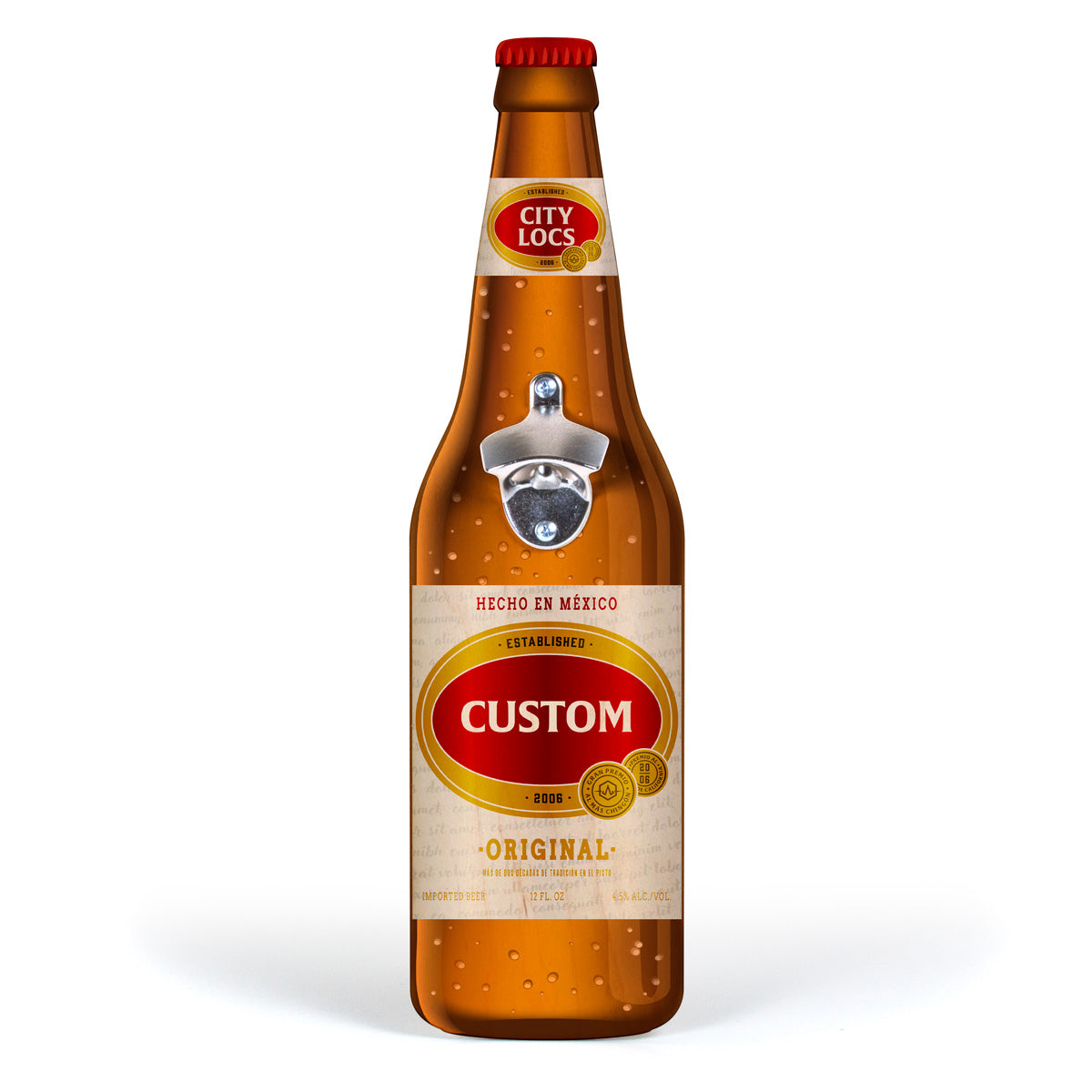 Custom Aztec Pattern Wall Mounted Beer Bottle Opener — CityLocs