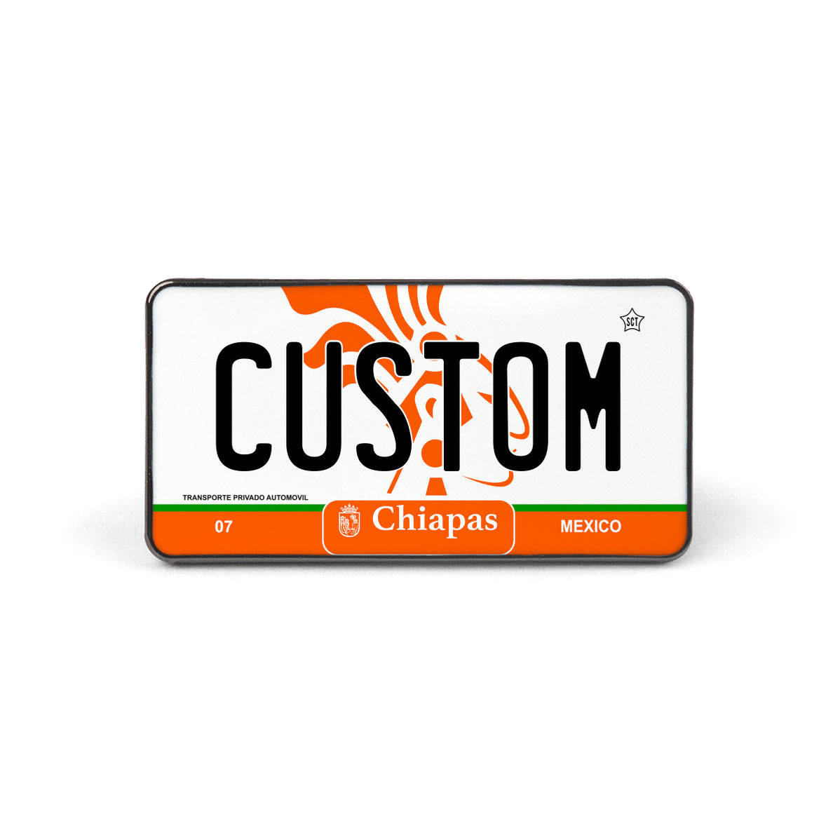 MX License Plate Enamel Pins — CityLocs