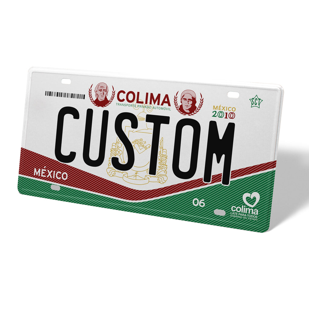 Mexico Metal License Plates — CityLocs