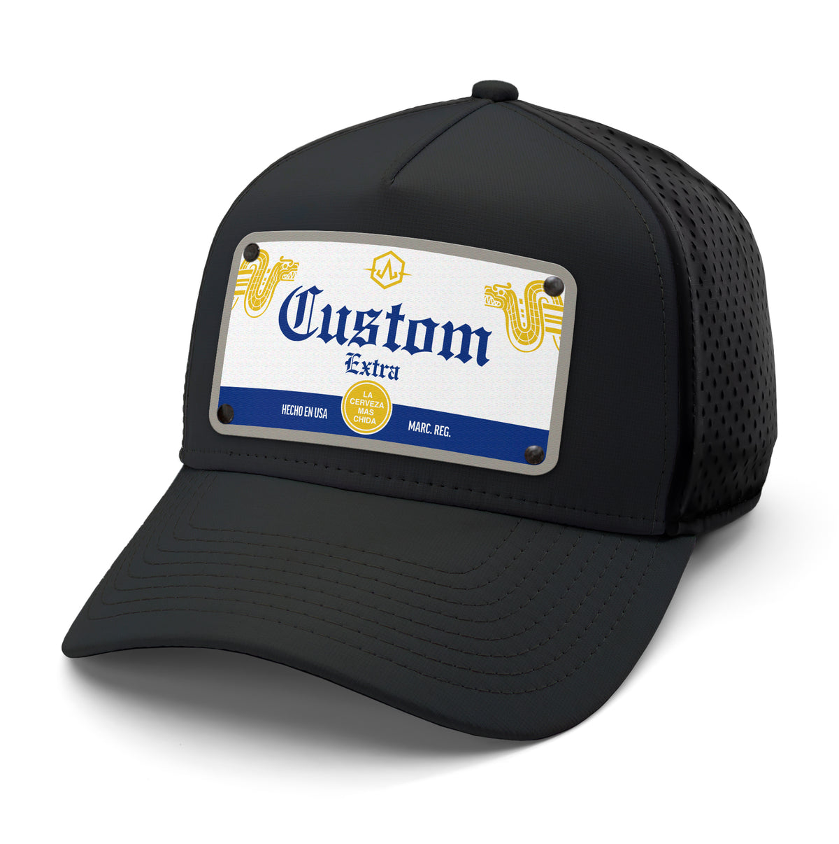 Crown Beverage Label Custom Hat — CityLocs