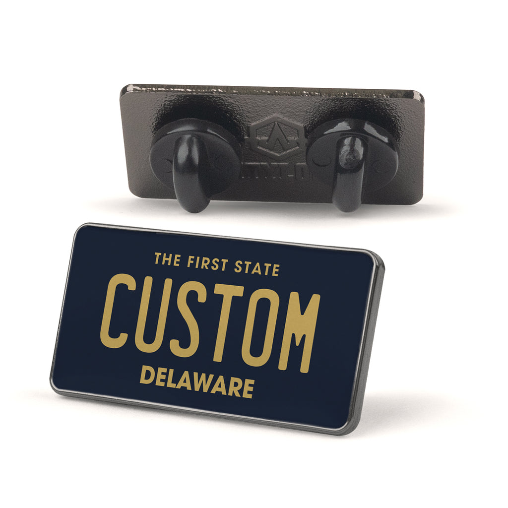 US License Plate Enamel Pins — CityLocs