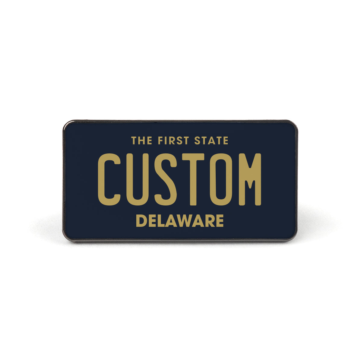 Delaware License Plate Enamel Pin — CityLocs