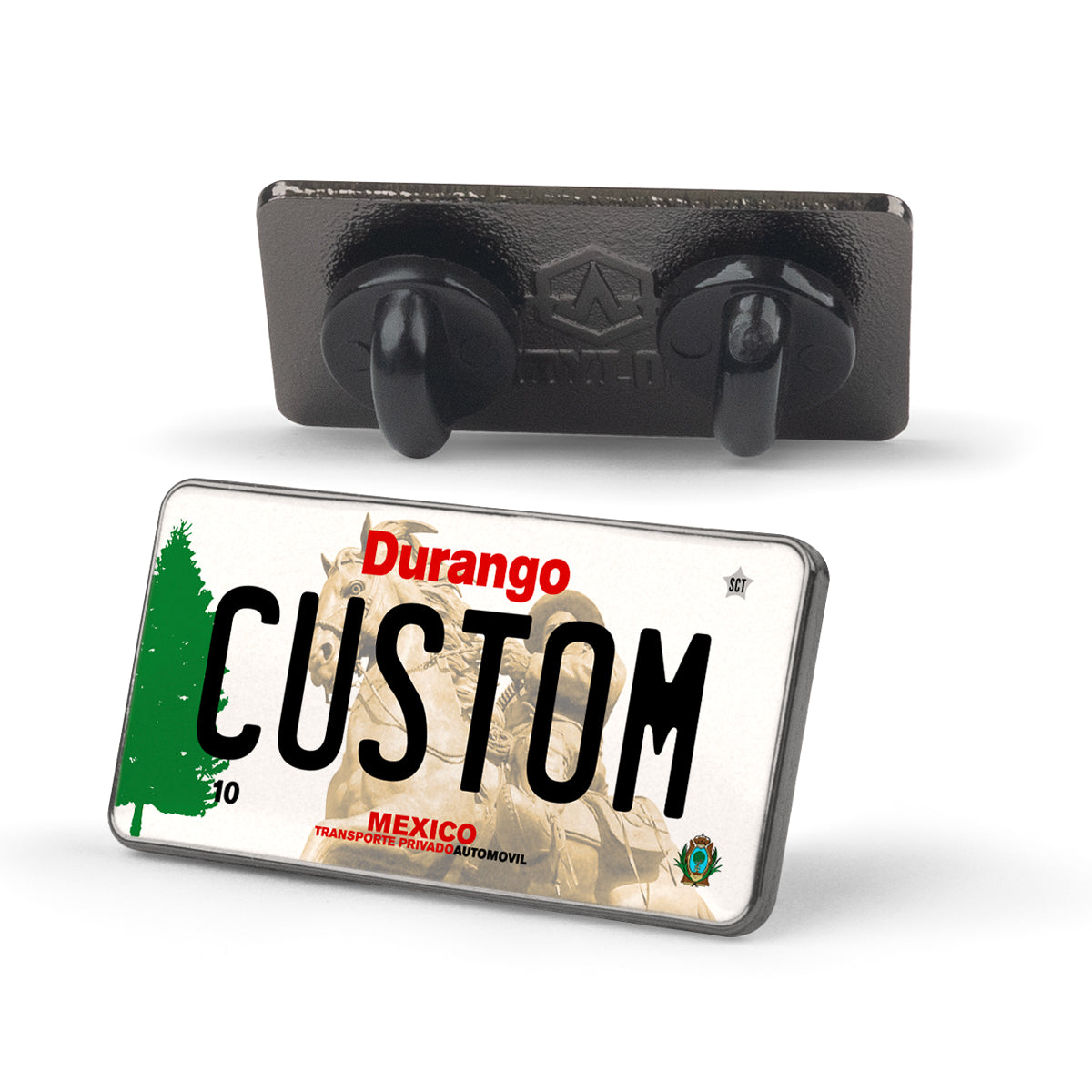 Durango License Plate Enamel Pin — CityLocs