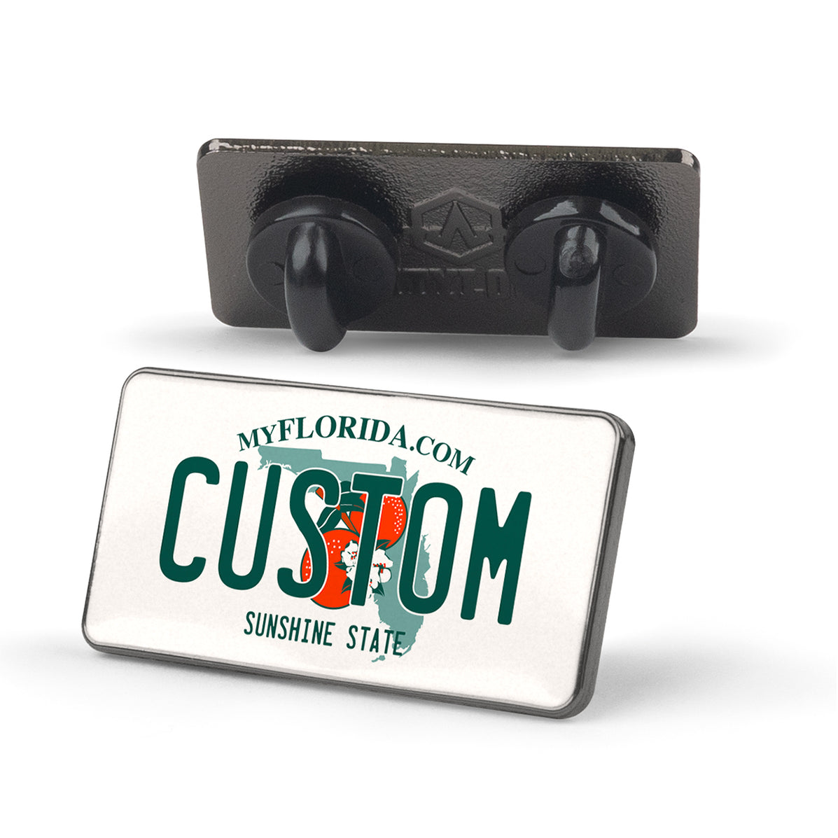Florida License Plate Enamel Pin — CityLocs