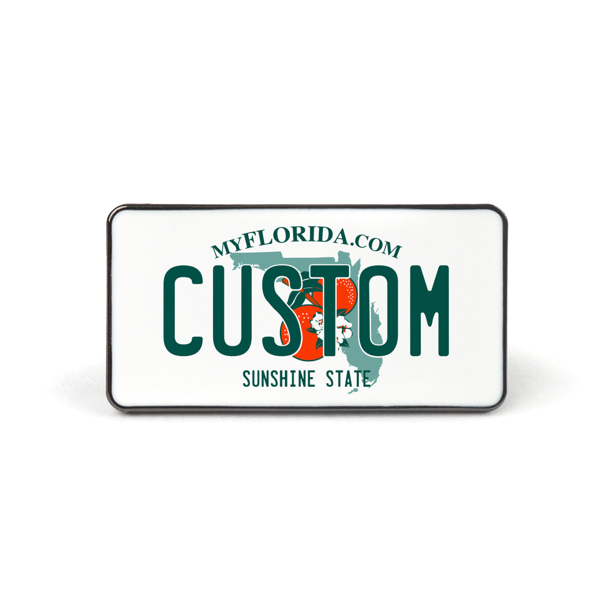 Florida License Plate Enamel Pin — CityLocs