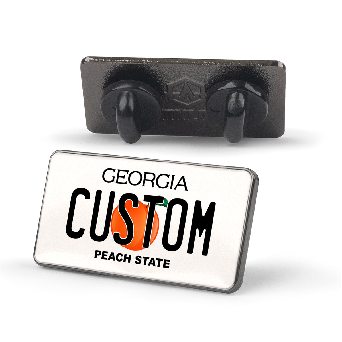 Georgia License Plate Enamel Pin — CityLocs