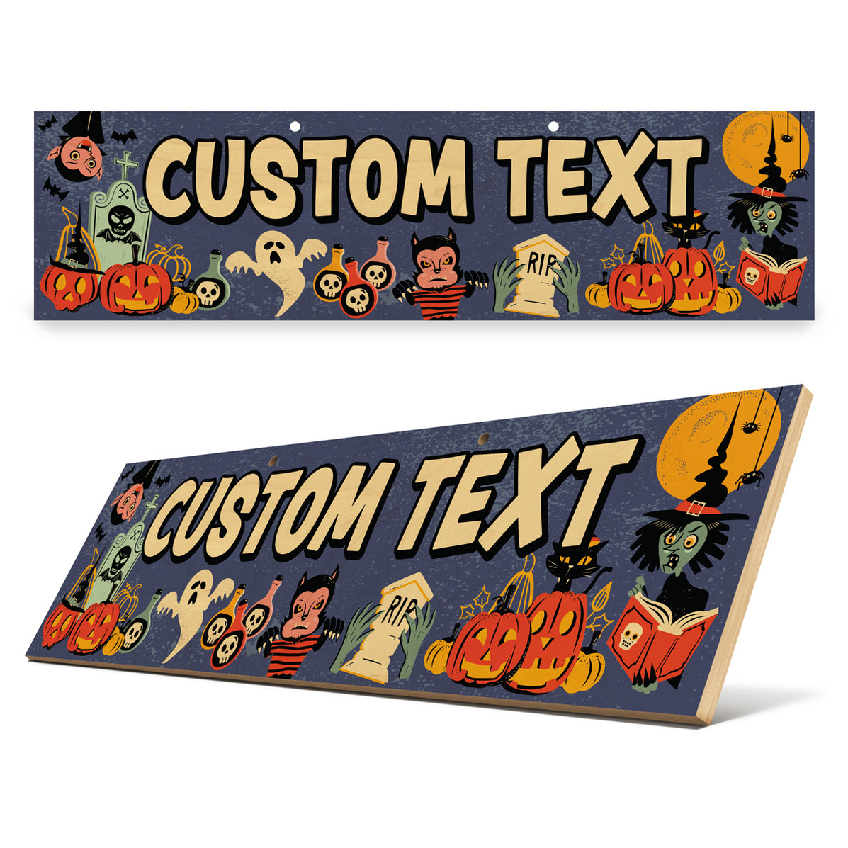 Classic Monsters Wood Sign — CityLocs