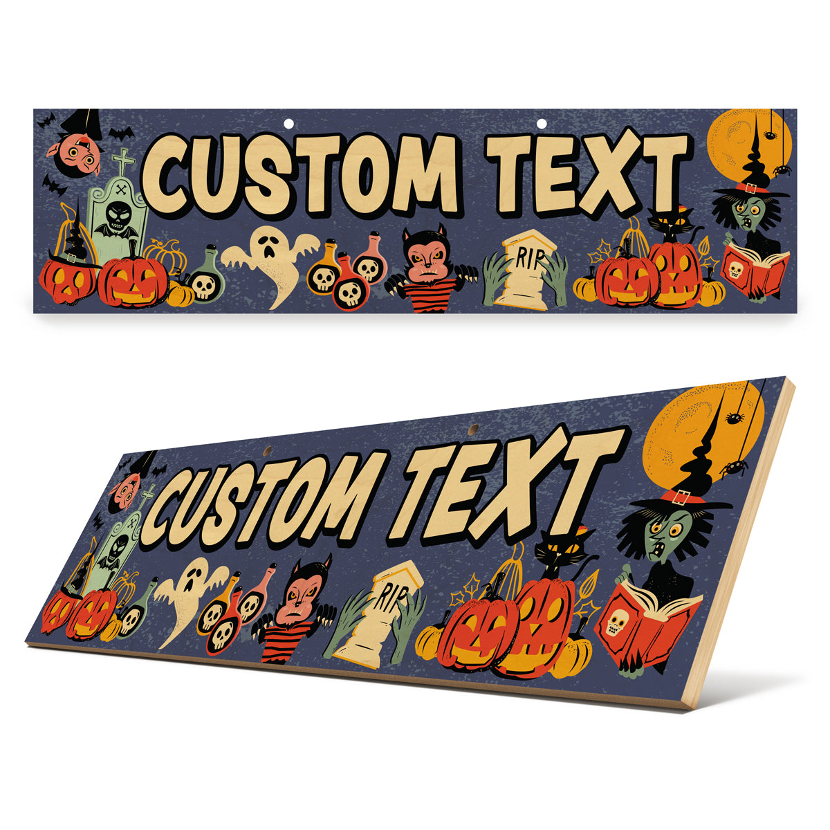 Classic Monsters Wood Sign — CityLocs