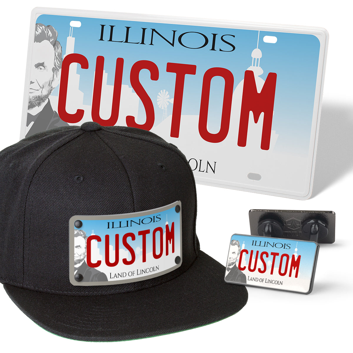 Illinois License Plate Bundle — CityLocs