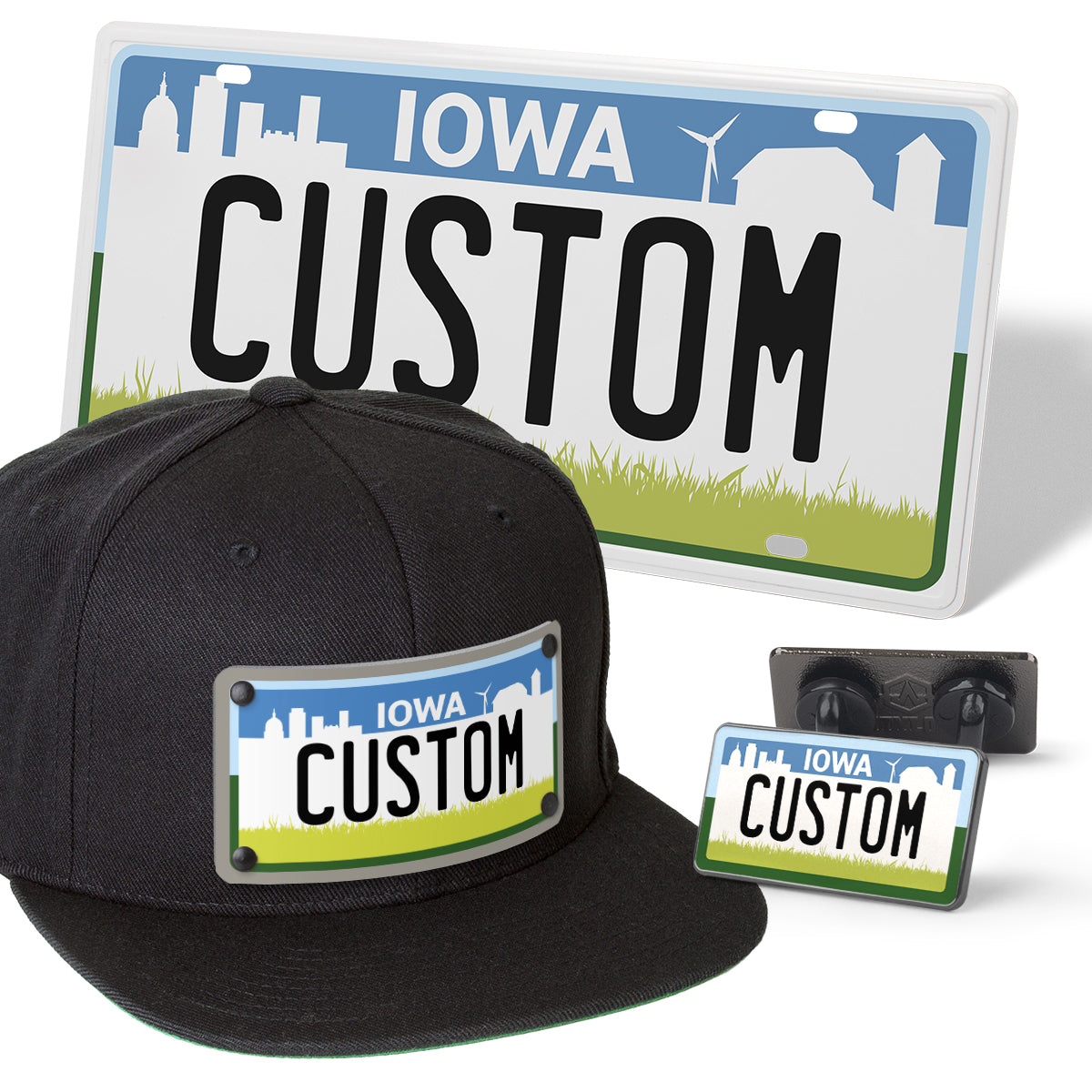 Iowa License Plate Bundle — CityLocs