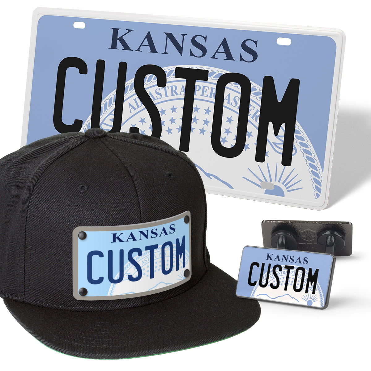 Kansas License Plate Bundle — CityLocs
