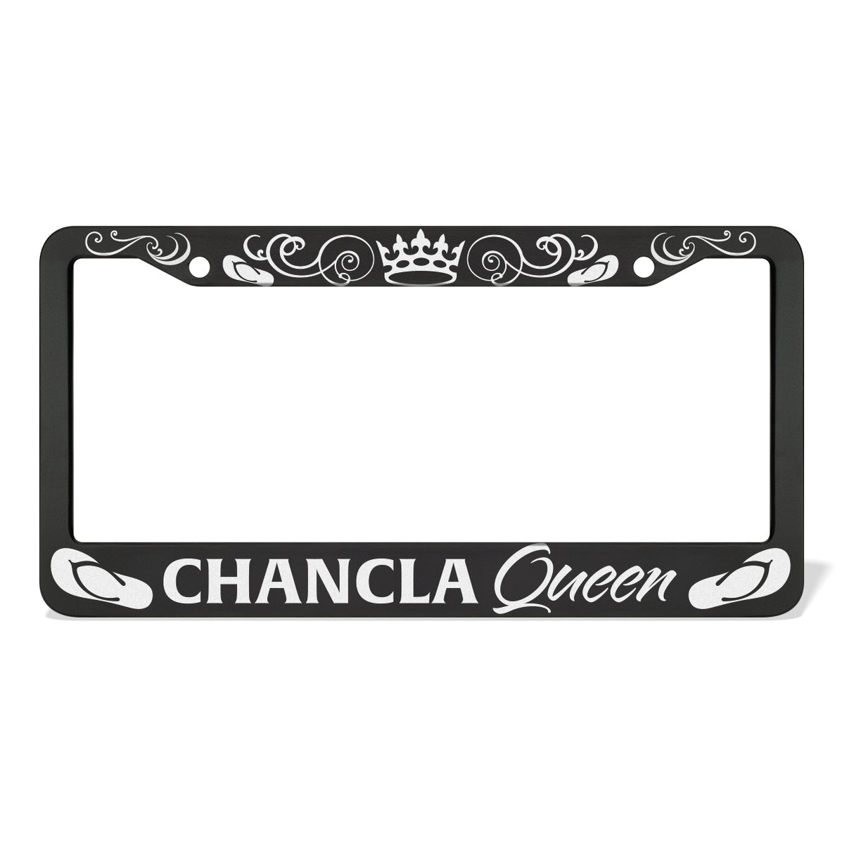 Chancla Queen License Plate Frame — CityLocs
