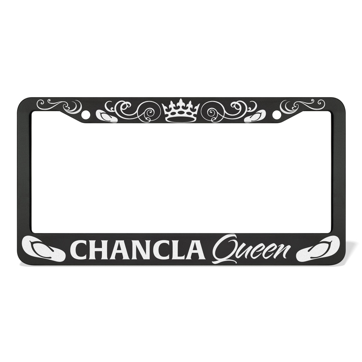 Chancla Queen License Plate Frame — CityLocs