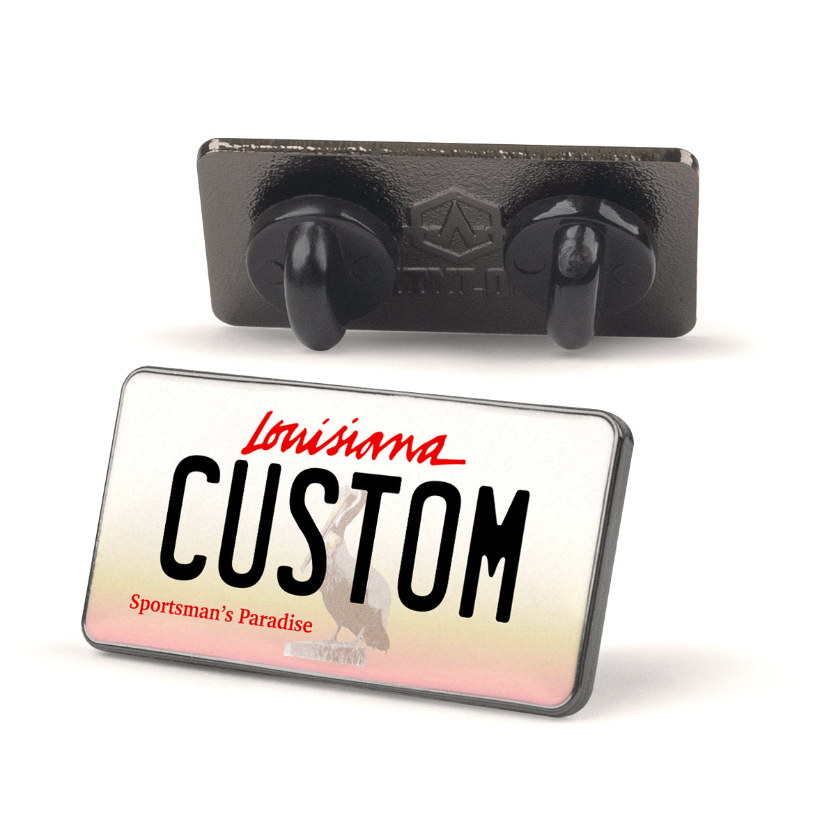 Louisiana 2022 License Plate Enamel Pin — CityLocs