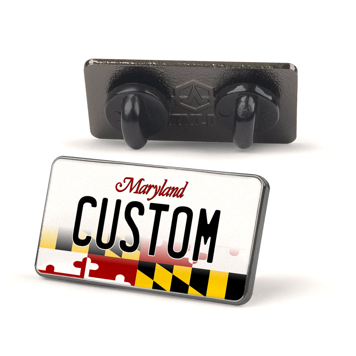 Maryland License Plate Enamel Pin — CityLocs