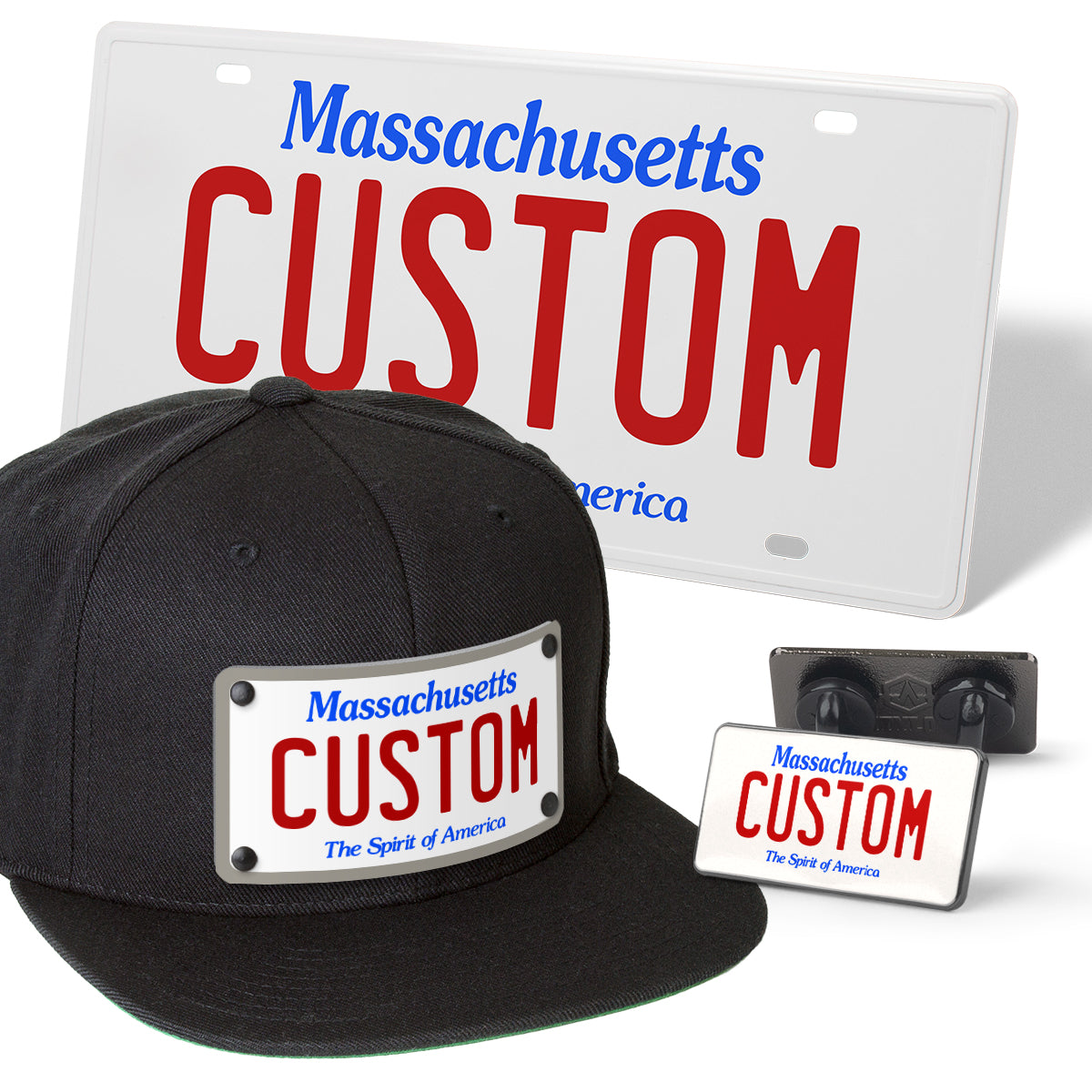 Massachusetts License Plate Bundle — CityLocs