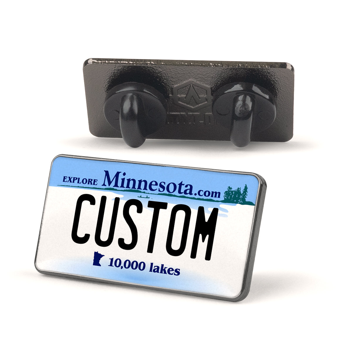 Minnesota License Plate Enamel Pin — CityLocs