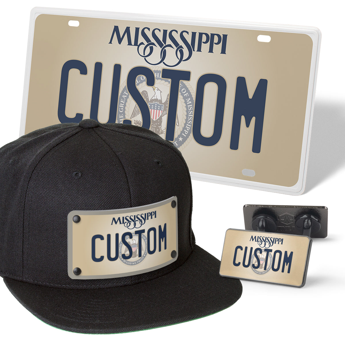 Mississippi License Plate Bundle — CityLocs