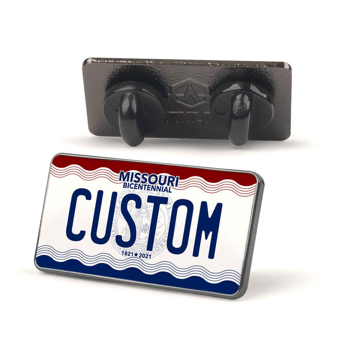 Missouri License Plate Enamel Pin — CityLocs