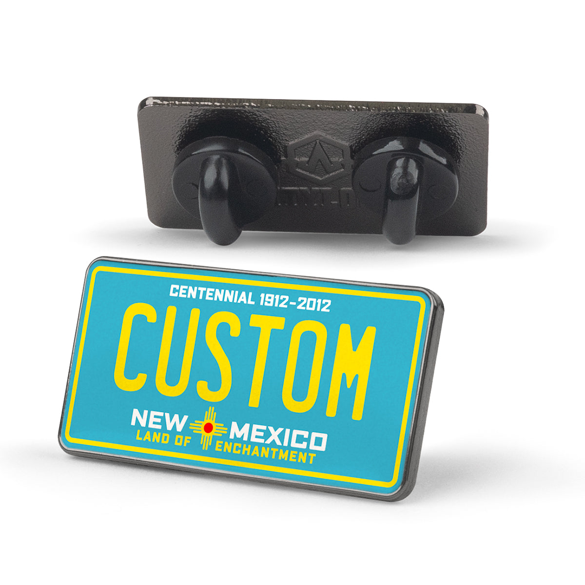 New Mexico 2022 TY License Plate Enamel Pin — CityLocs