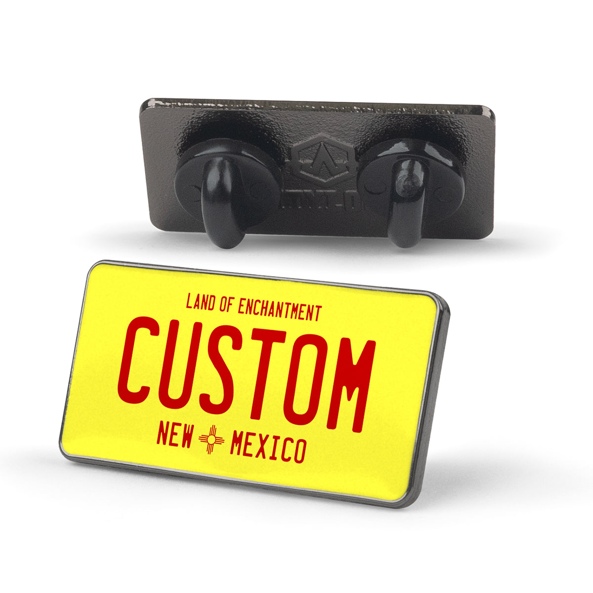 New Mexico License Plate Enamel Pin — CityLocs