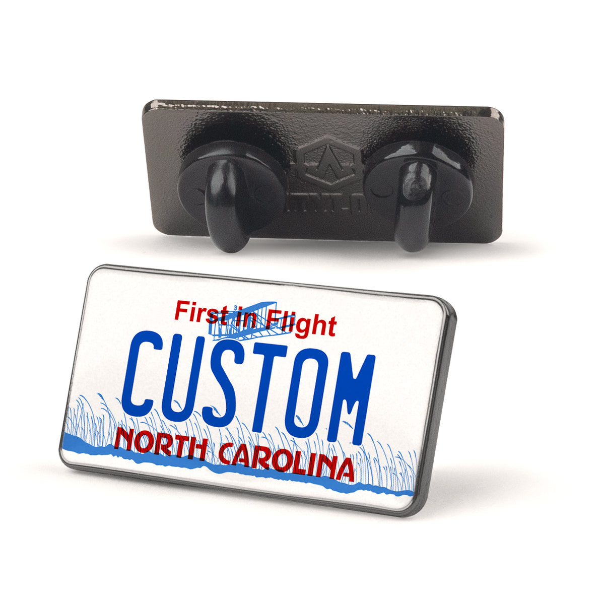 North Carolina License Plate Enamel Pin — CityLocs