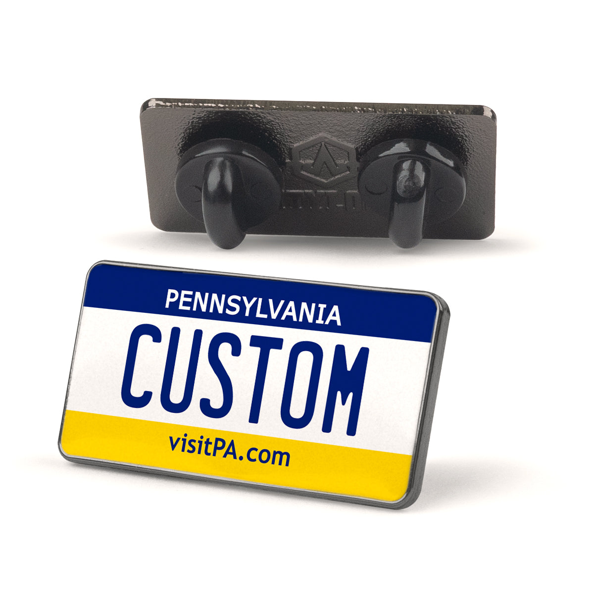Pennsylvania License Plate Enamel Pin — CityLocs