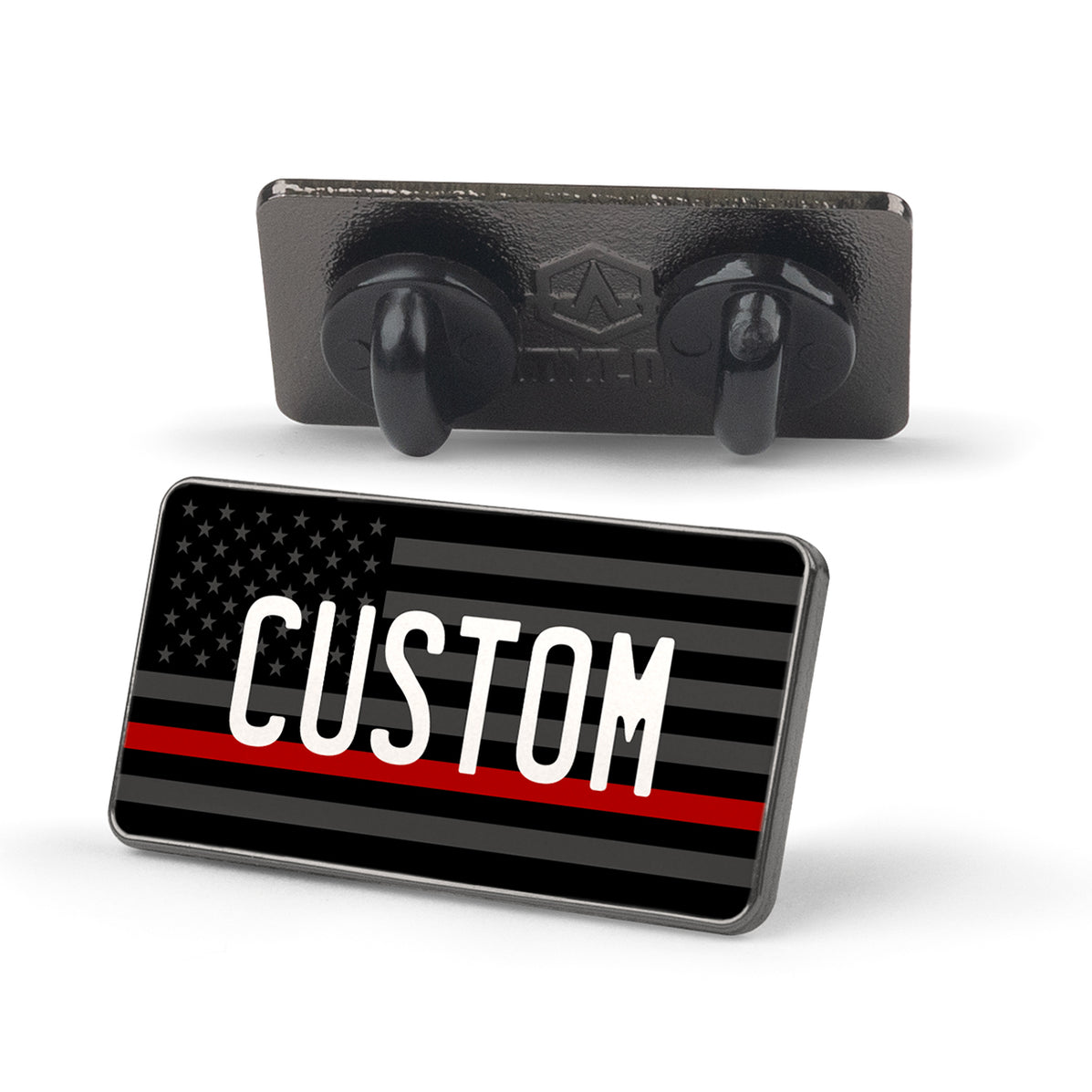 First Responder Firefighters License Plate Enamel Pin — CityLocs