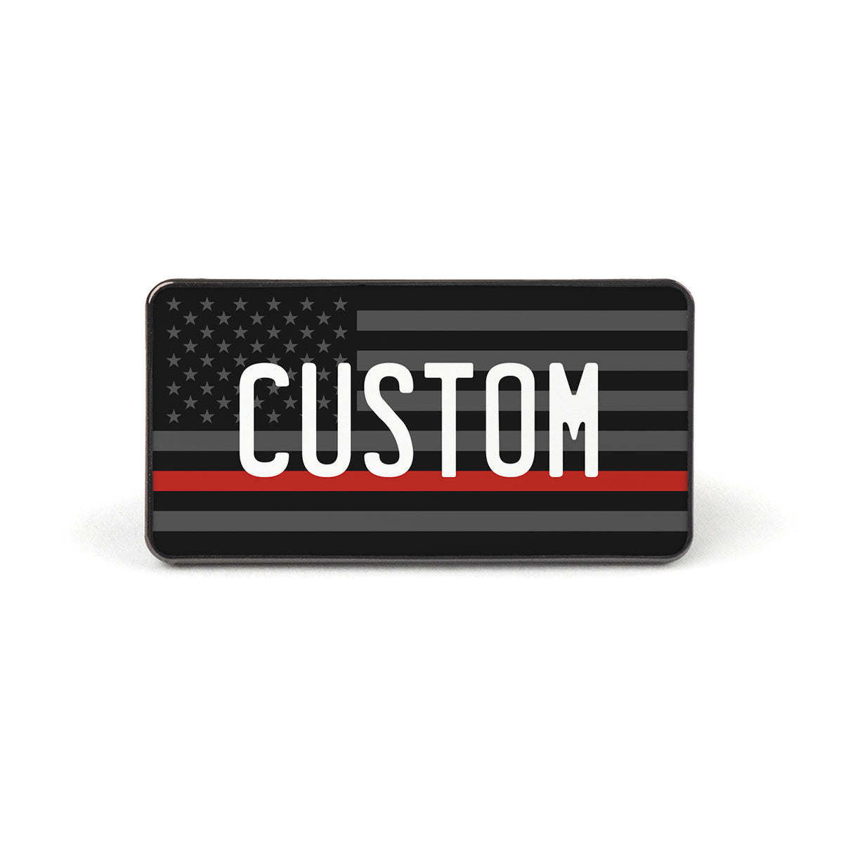 First Responder Firefighters License Plate Enamel Pin — CityLocs