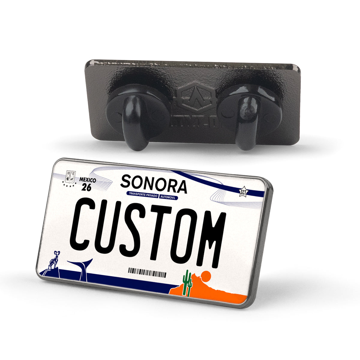 Sonora License Plate Enamel Pin — CityLocs