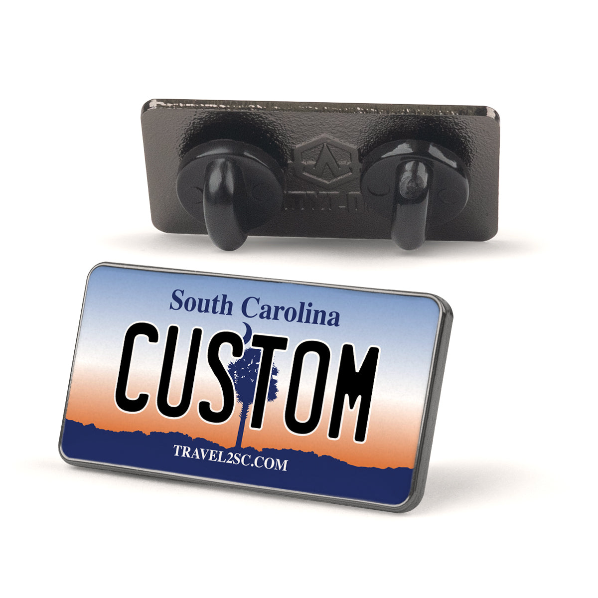 South Carolina License Plate Enamel Pin — CityLocs