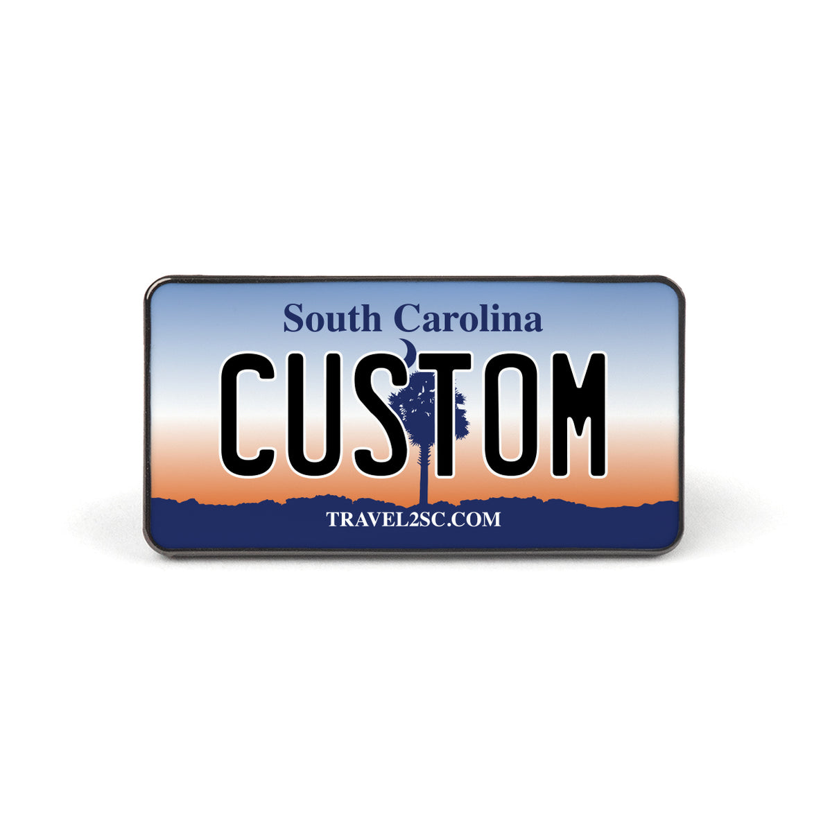 South Carolina License Plate Enamel Pin — CityLocs