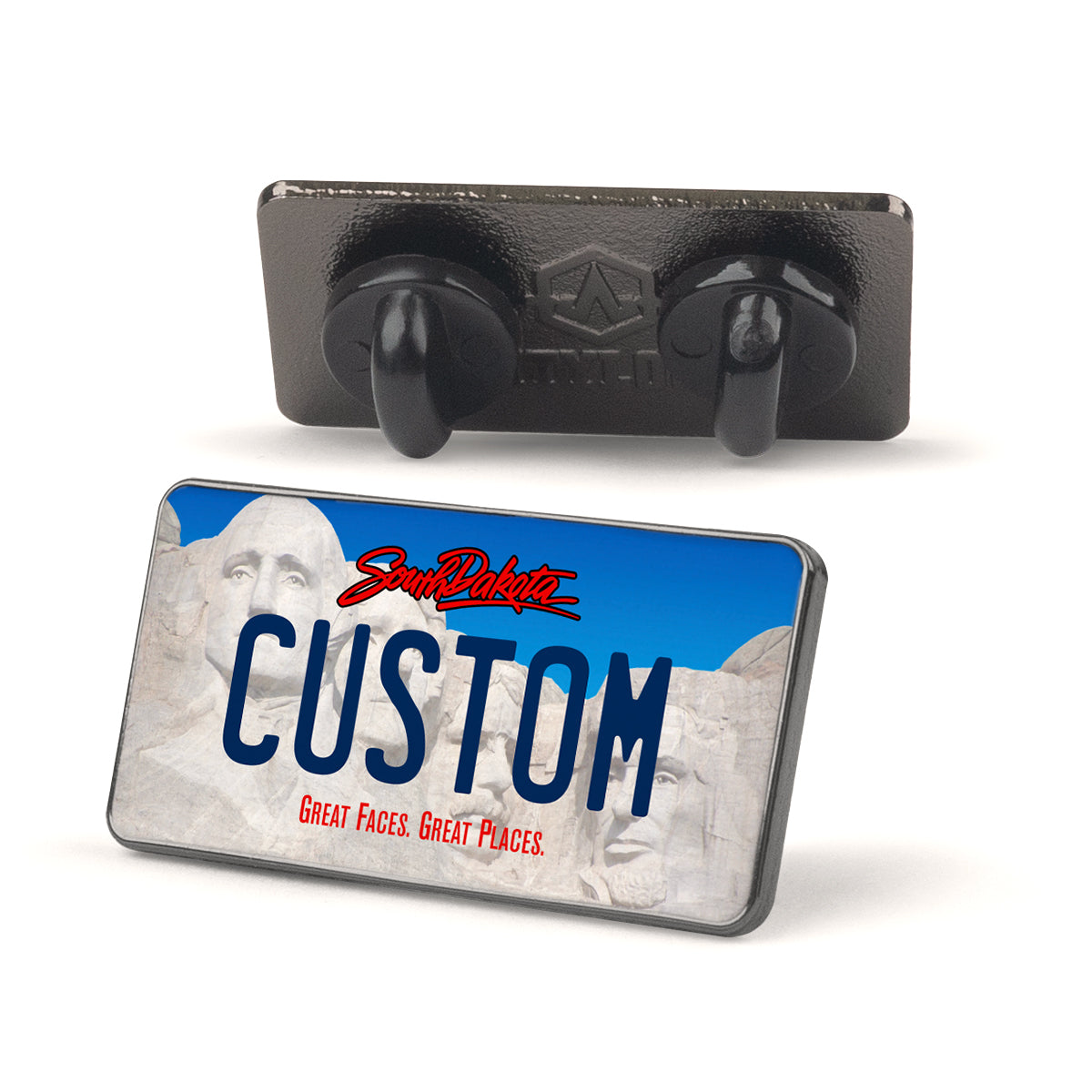 South Dakota License Plate Enamel Pin — CityLocs