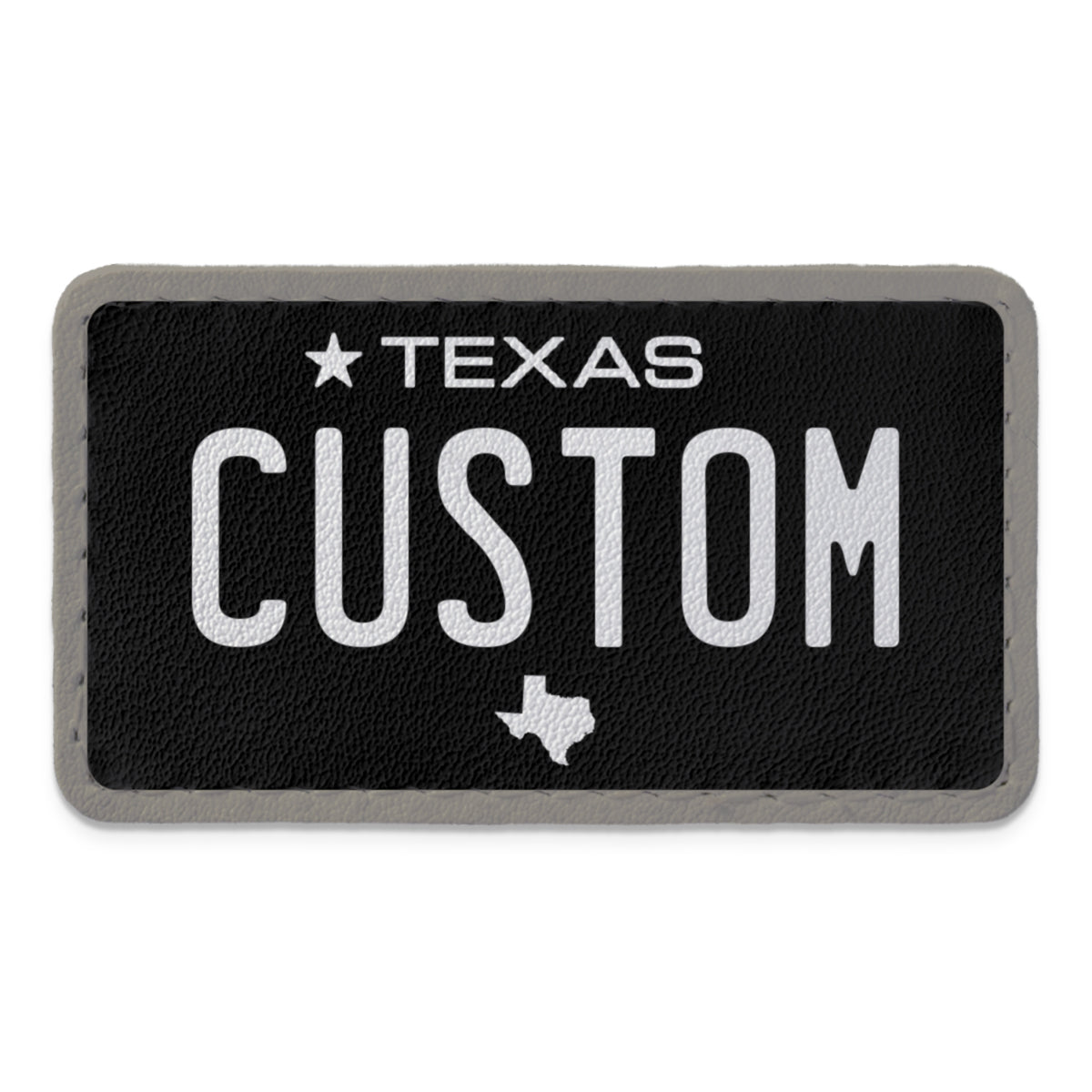 Swap Patch Texas Black License Plate — CityLocs