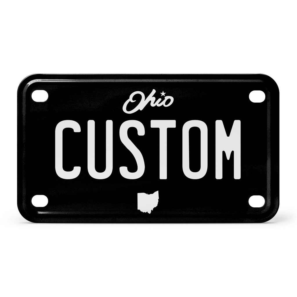 US Blackout Mini License Plates — CityLocs