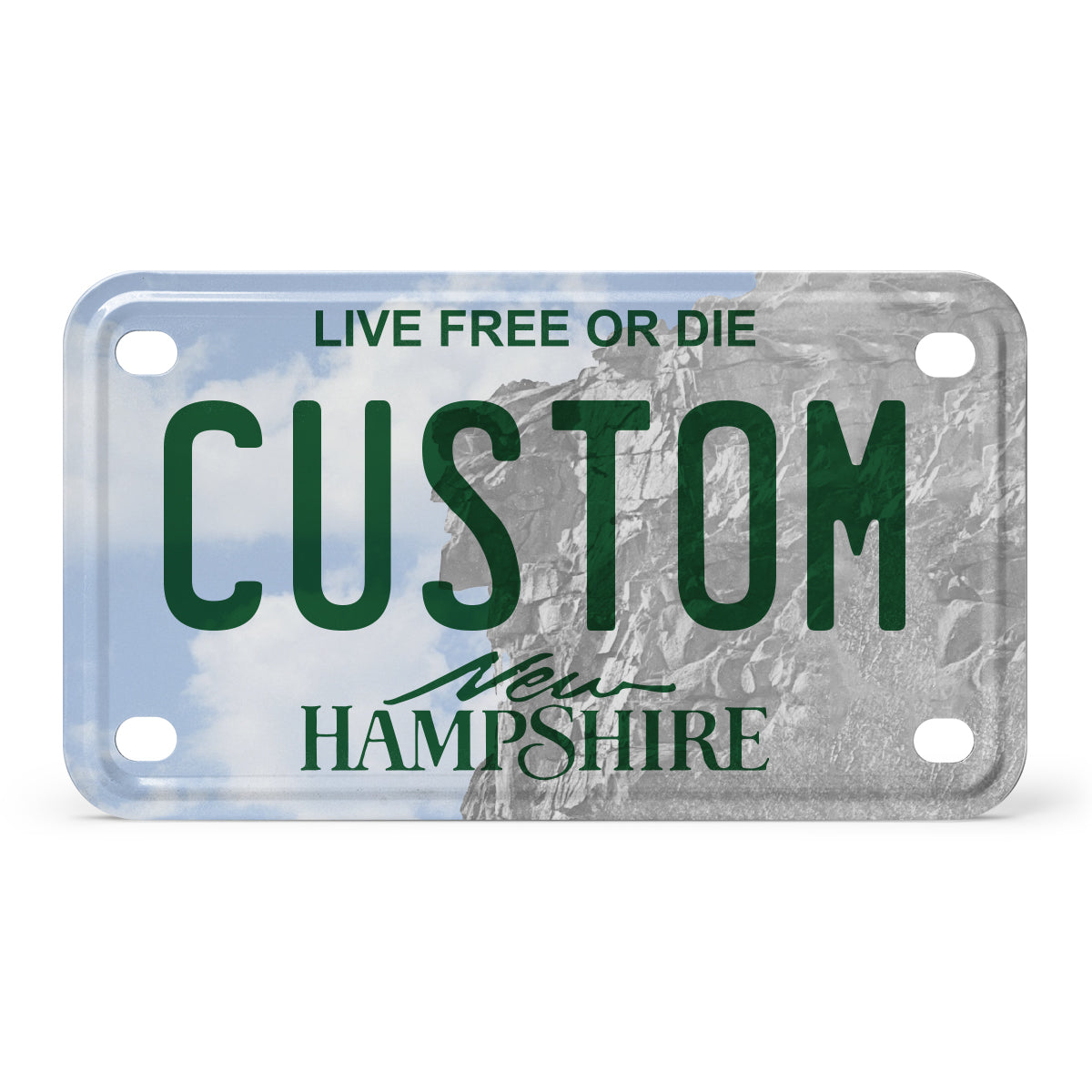 Custom mini license plate — CityLocs