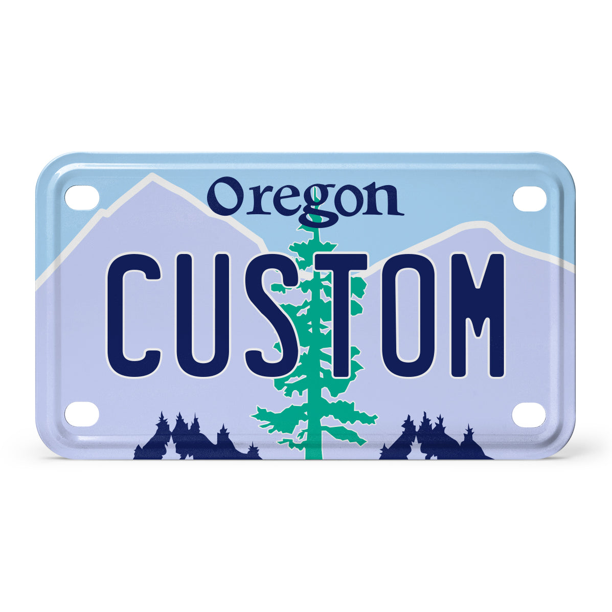 Custom mini license plate — CityLocs