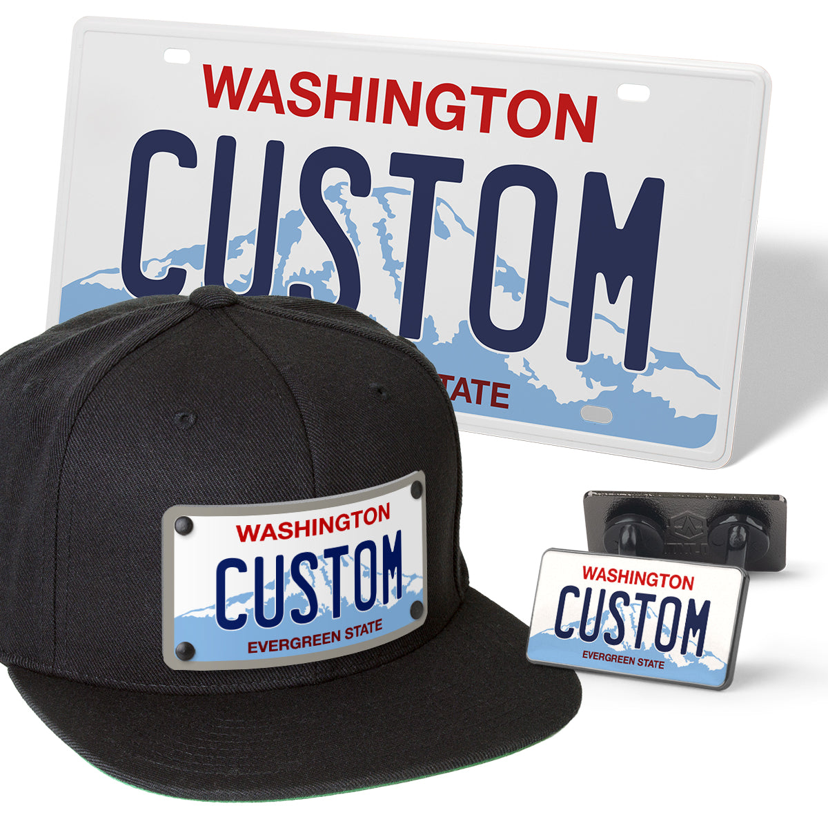Washington License Plate Bundle — CityLocs