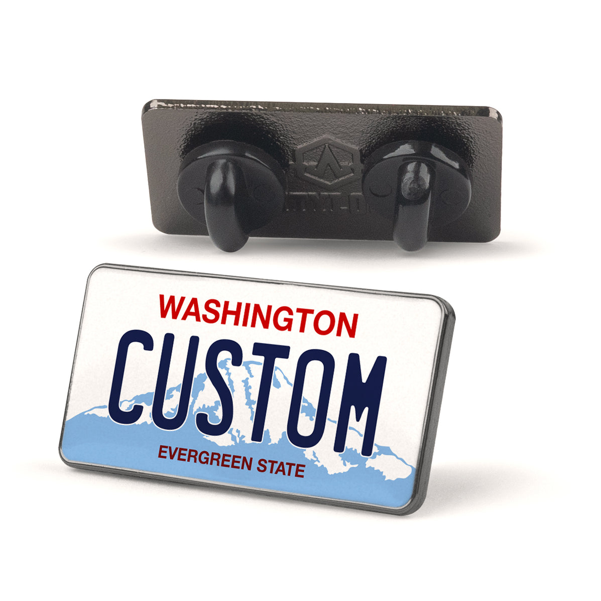 Washington License Plate Enamel Pin — CityLocs