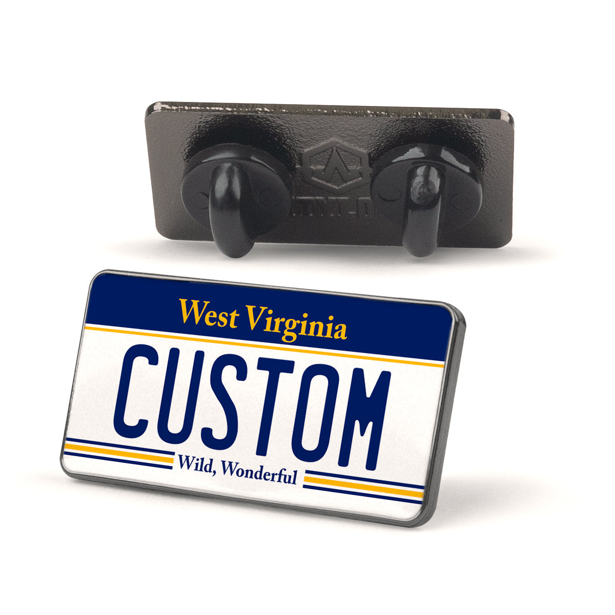 West Virginia License Plate Enamel Pin — CityLocs