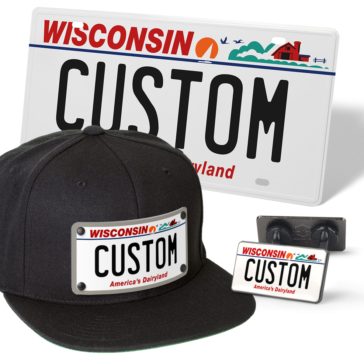 Wisconsin License Plate Bundle — CityLocs