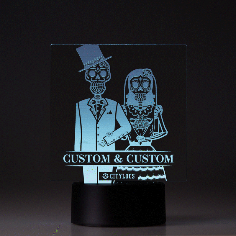 LED Bride & Groom Lamp — CityLocs